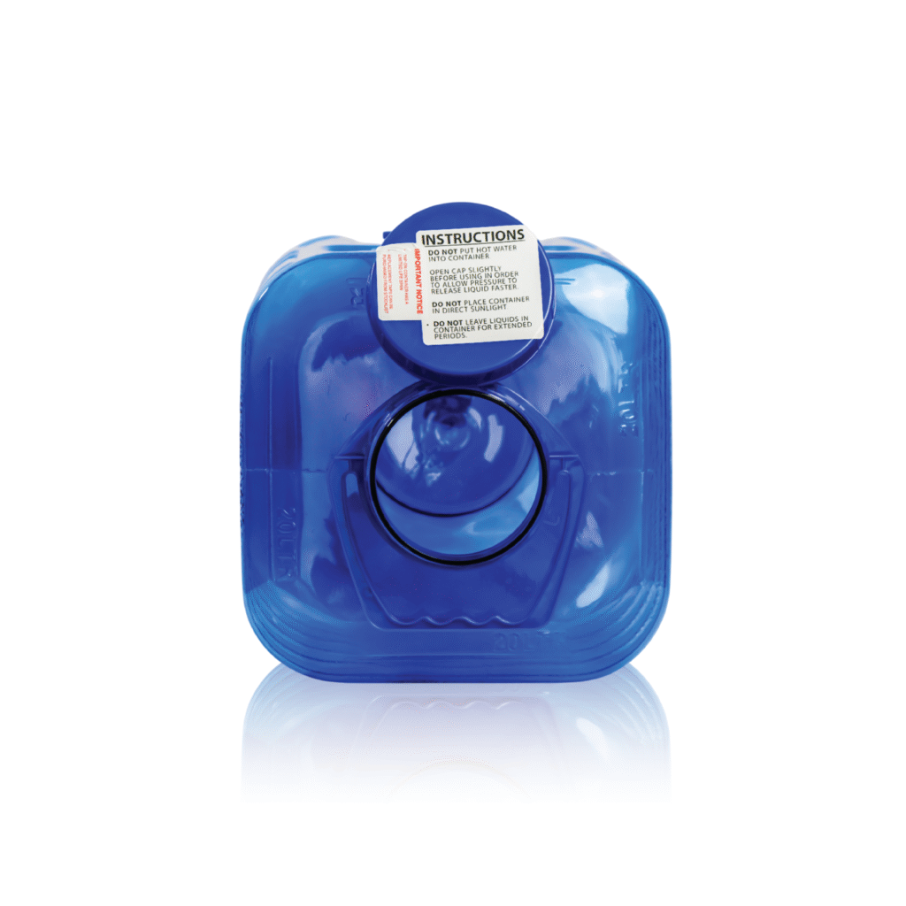 20 Litre Blue Square Water Container - Aqualizwatershop
