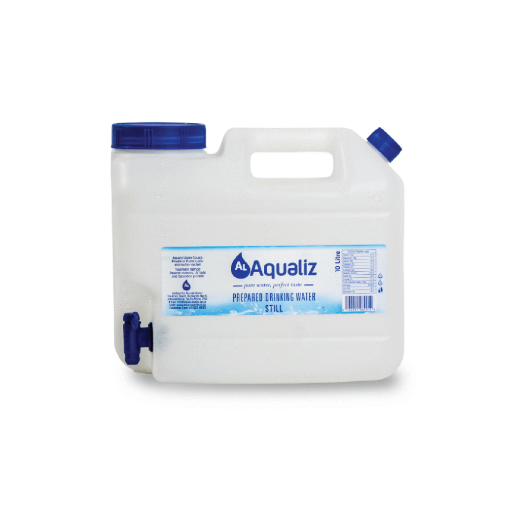 20 Litre Blue Square Water Container - Aqualizwatershop
