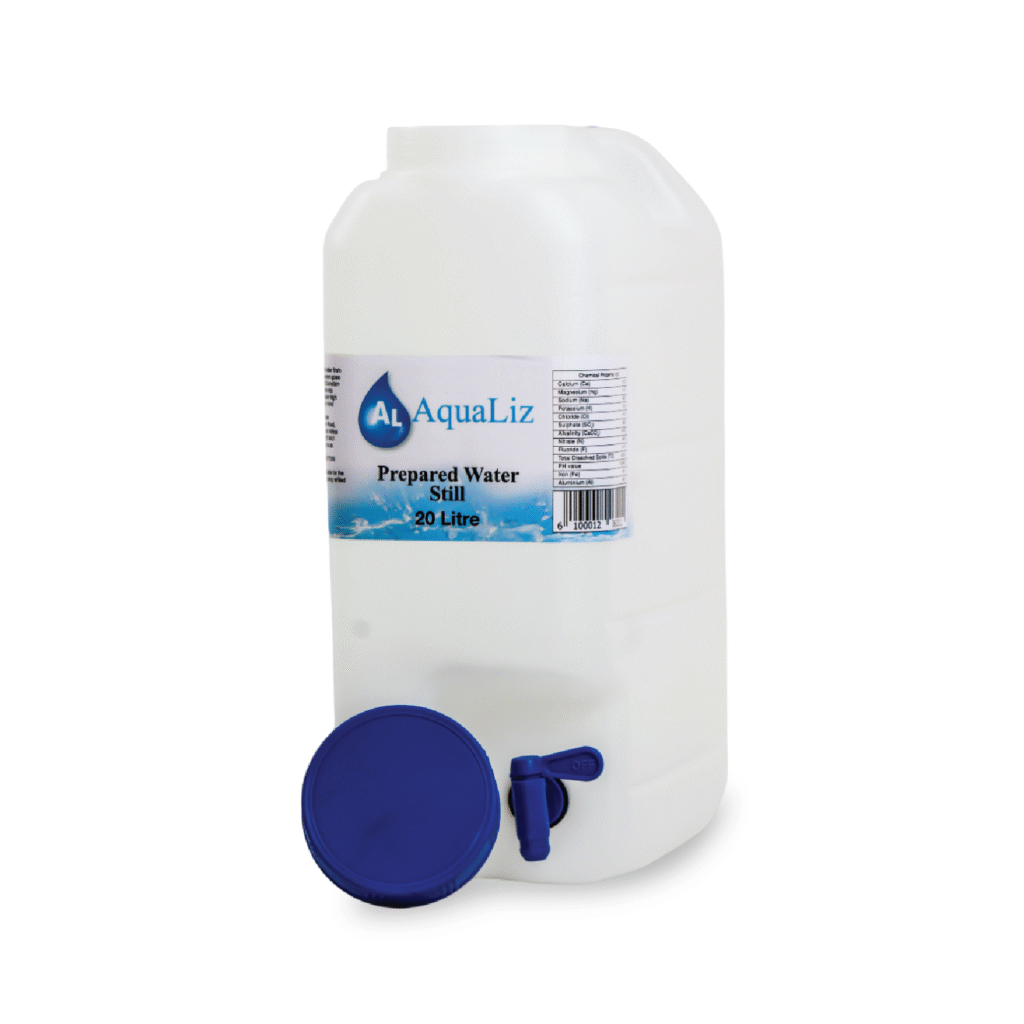 20 Litre Blue Square Water Container - Aqualizwatershop