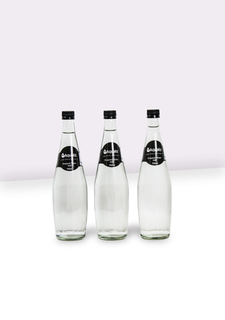 Glass Bottled Water (12 X 750ml & 24 X 440ml) - Aqualizwatershop